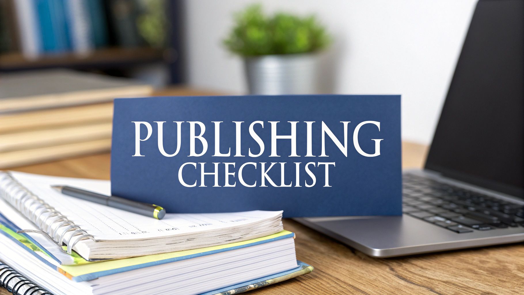 Self Publishing Checklist: Your Guide to Book Success - Barker Books ...