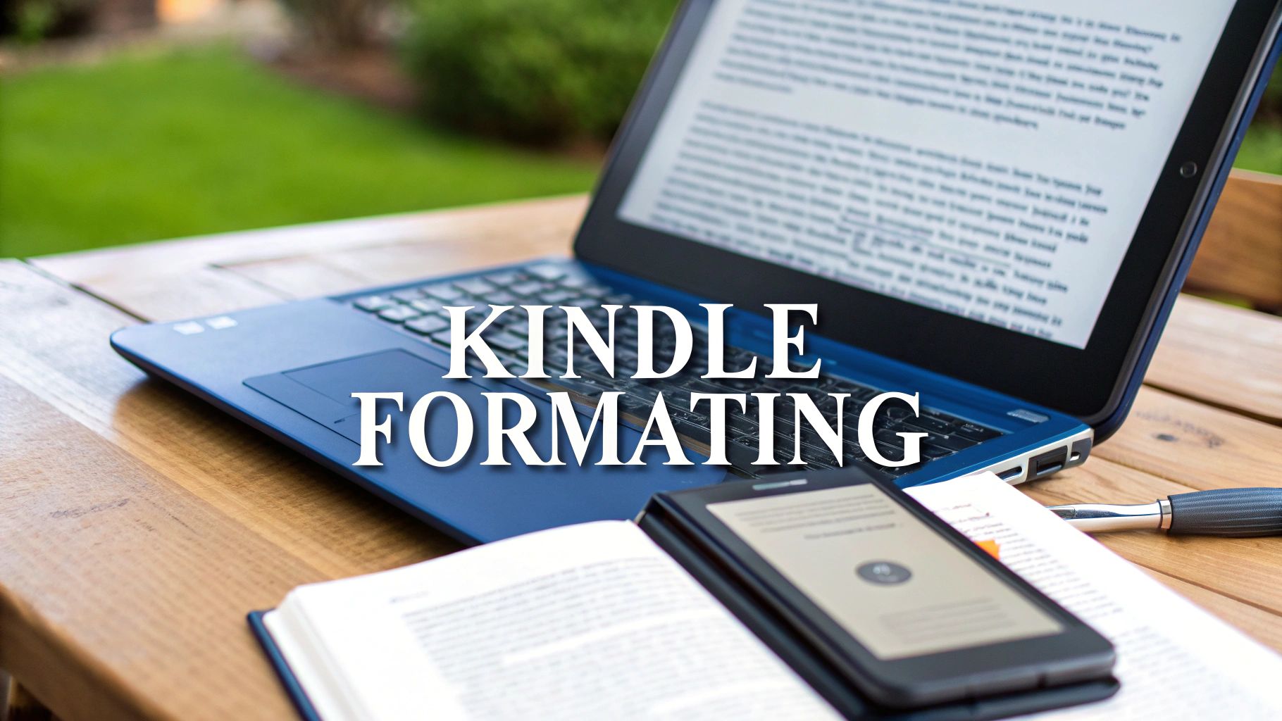 How to Format a Book for Kindle Like a Pro - Barker Books Publishing